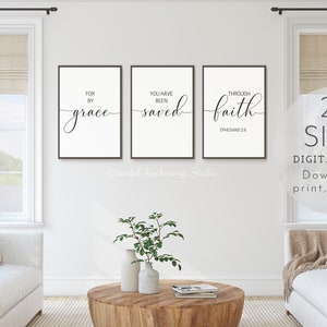 For by Grace You Have Been Saved Through Faith, Ephesians 2:8, Bible ...