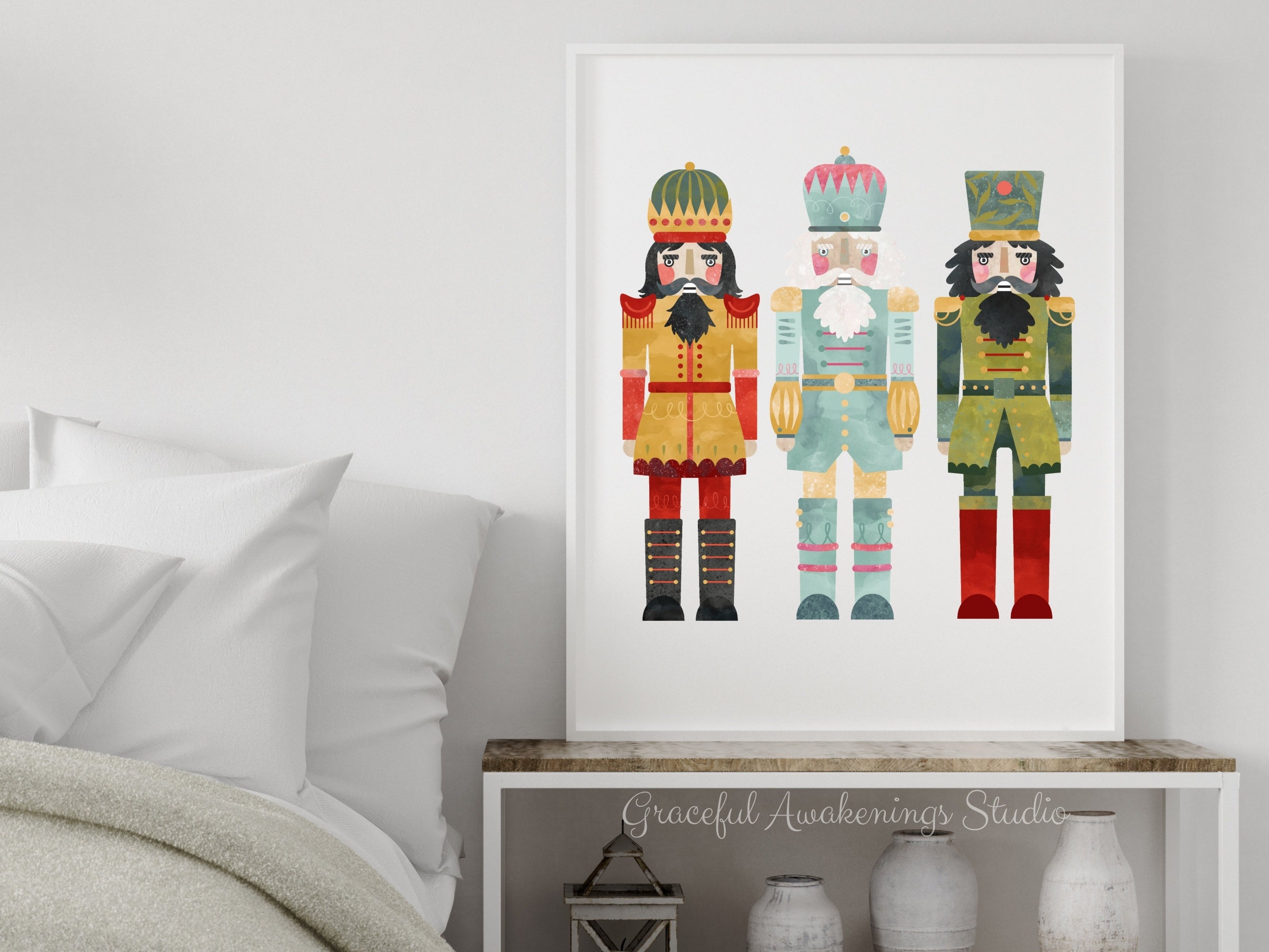 Nutcracker Art Print Nutcracker Ballet Printable Christmas - Etsy