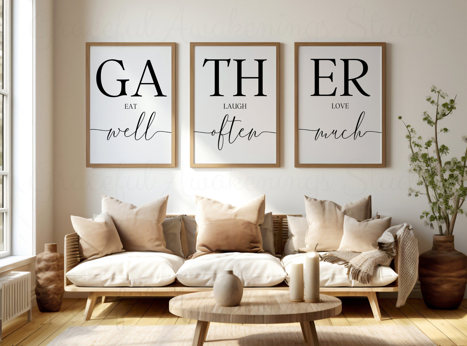 Dining Room Wall Decor Art, Gather Sign for Dining Room, Gather Sign ...