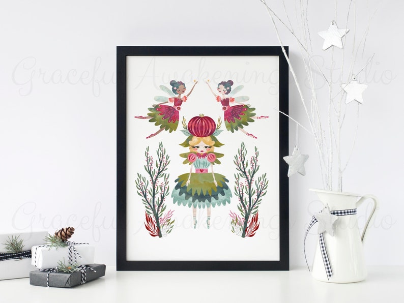 Sugar Plum Fairy Print Sugarplum Print Nutcracker Ballet - Etsy