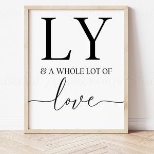 Family Wall Art Prints: Crazy, Loud, Love Quotes (digital Download) - Etsy