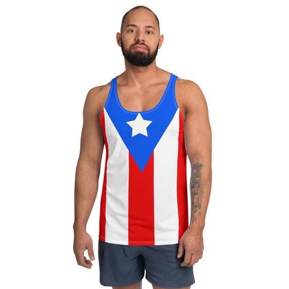 Puerto Rico Tank Top Puerto Rico Shirt Man Puerto Rico Top | Etsy