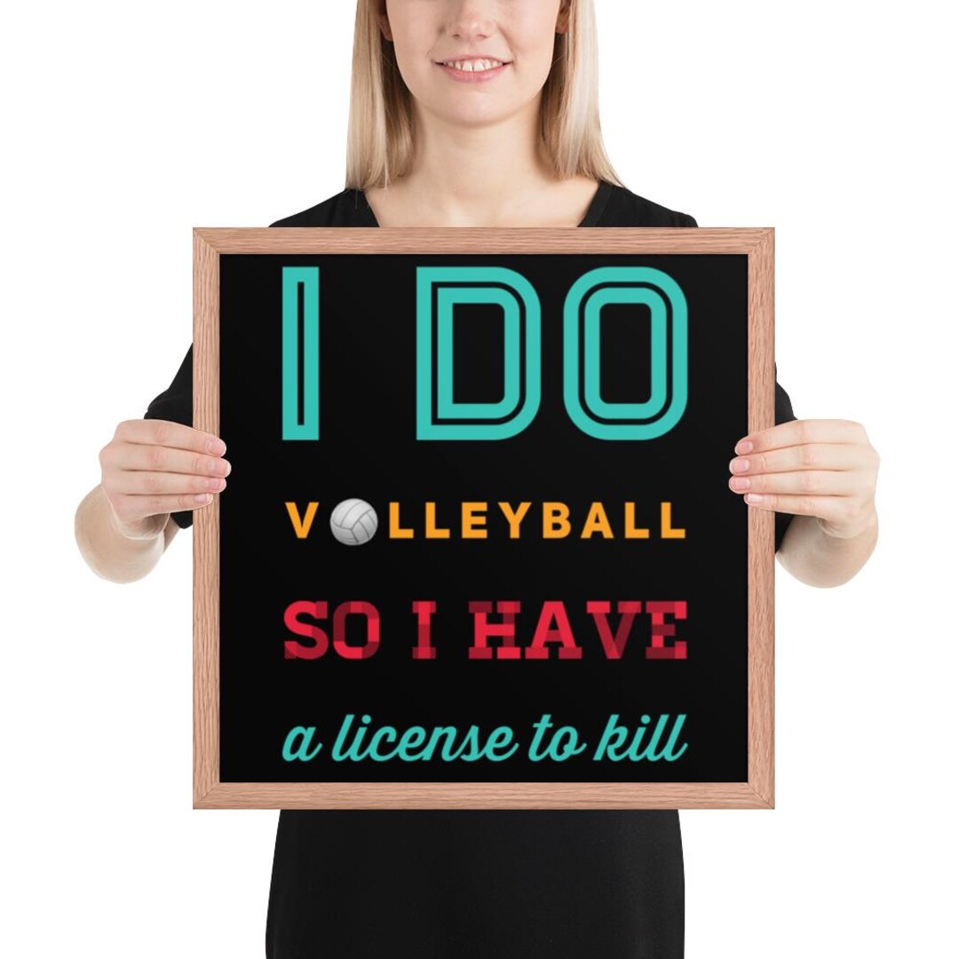 Volleyball Posters for Players, Signs Volleyball Poster Ideas ...
