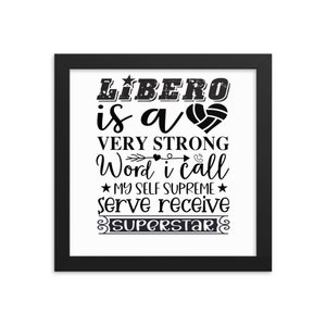 LIBERO is A Very Strong Word I Call Myself Supreme Serve Receive Serve ...