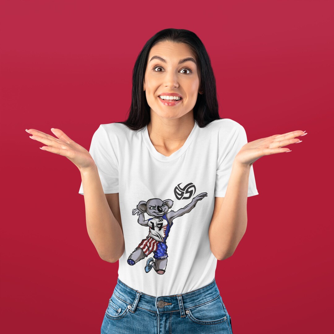 Koala Animal Volleyball Shirt, Cute Koala Shirts, Koalas, Gifts Koala ...
