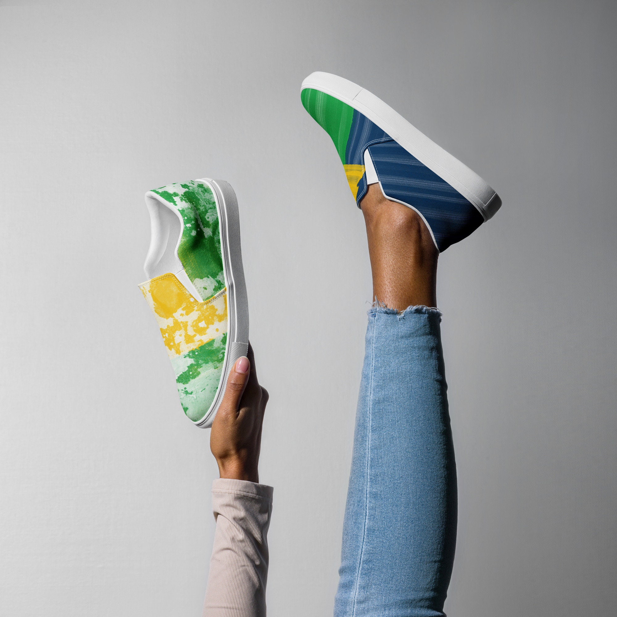 Women Slip-on Canvas Shoes, Beach Volleyball Shoes, Canvas Slip Ons ...