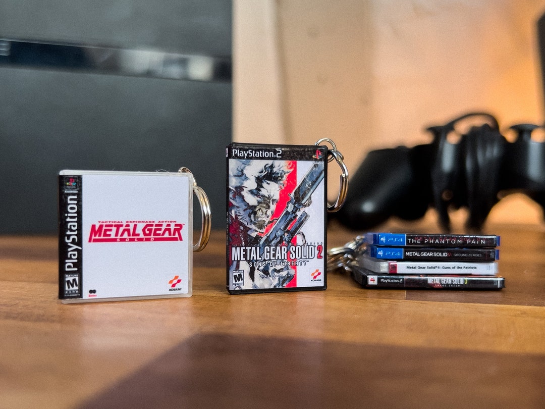 Metal Gear Solid Keyrings - Miniature PS1, PS2, PS3 & PS4 Keyrings - Etsy