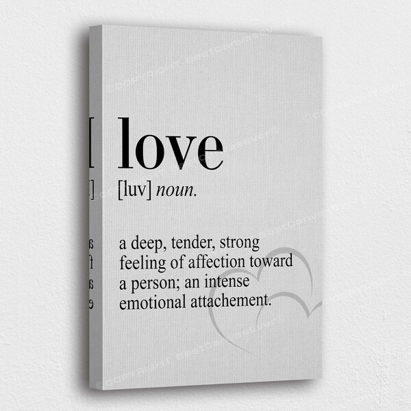 Love Dictionary - Etsy
