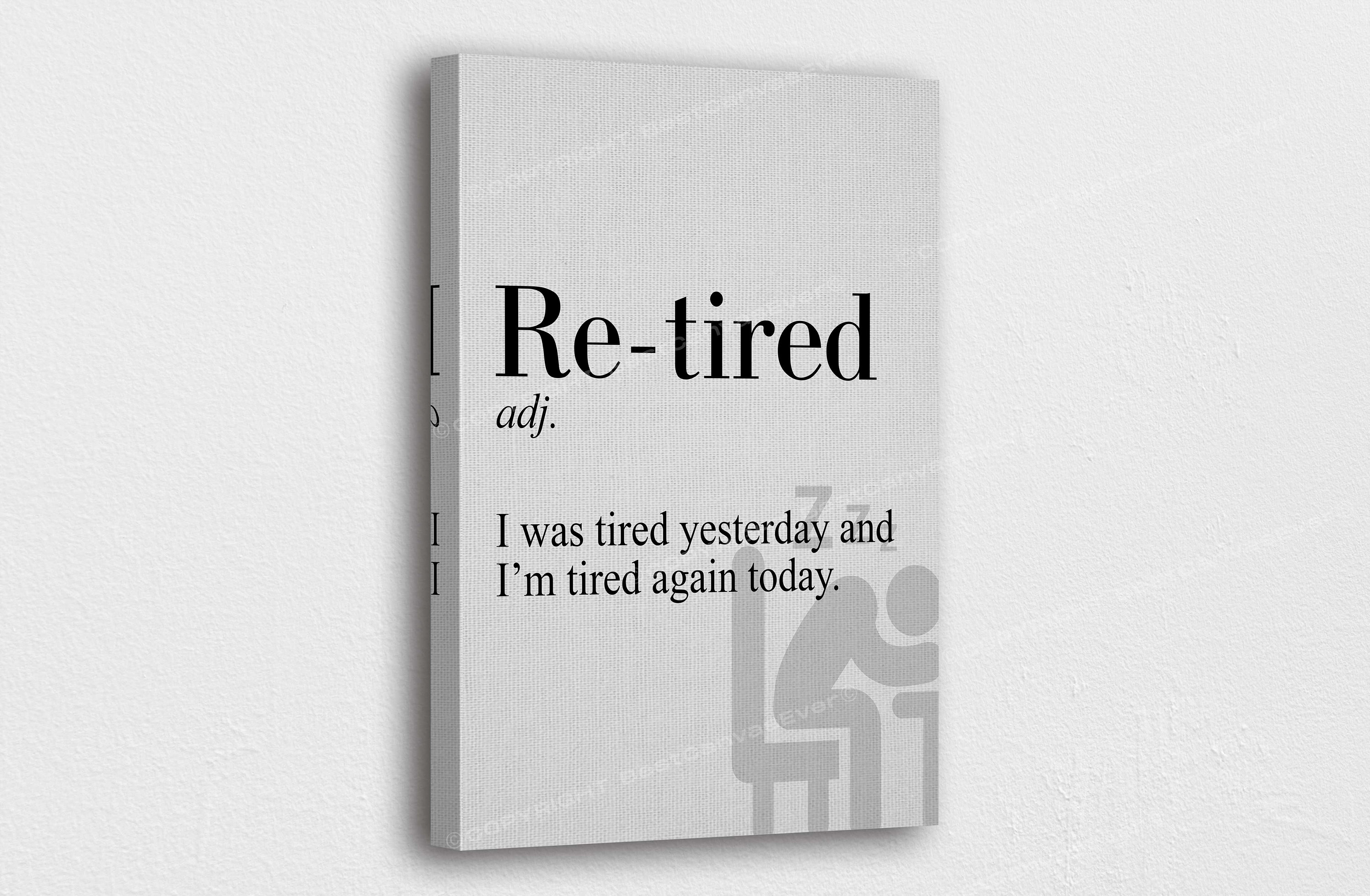 Dictionary Definition Art Canvas Re-tired Definition Art - Etsy
