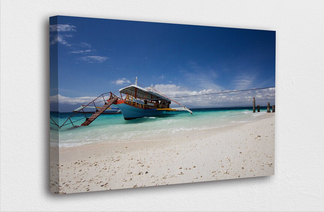 Famous Places Art Canvas-samal Island Philippines Art Canvas - Etsy