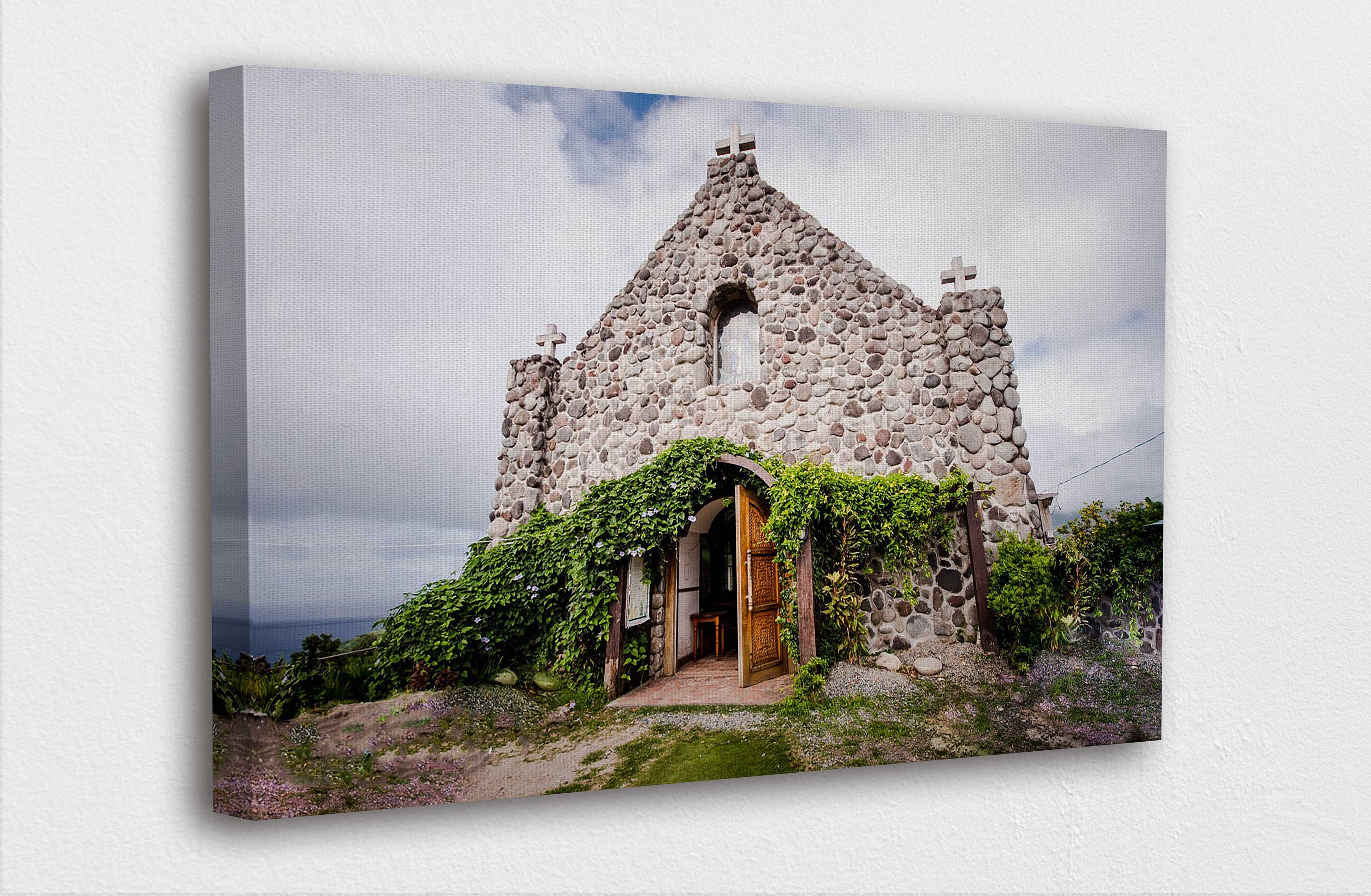 Famous Places Art Canvas-tukon Church Batanes Philippines Art - Etsy