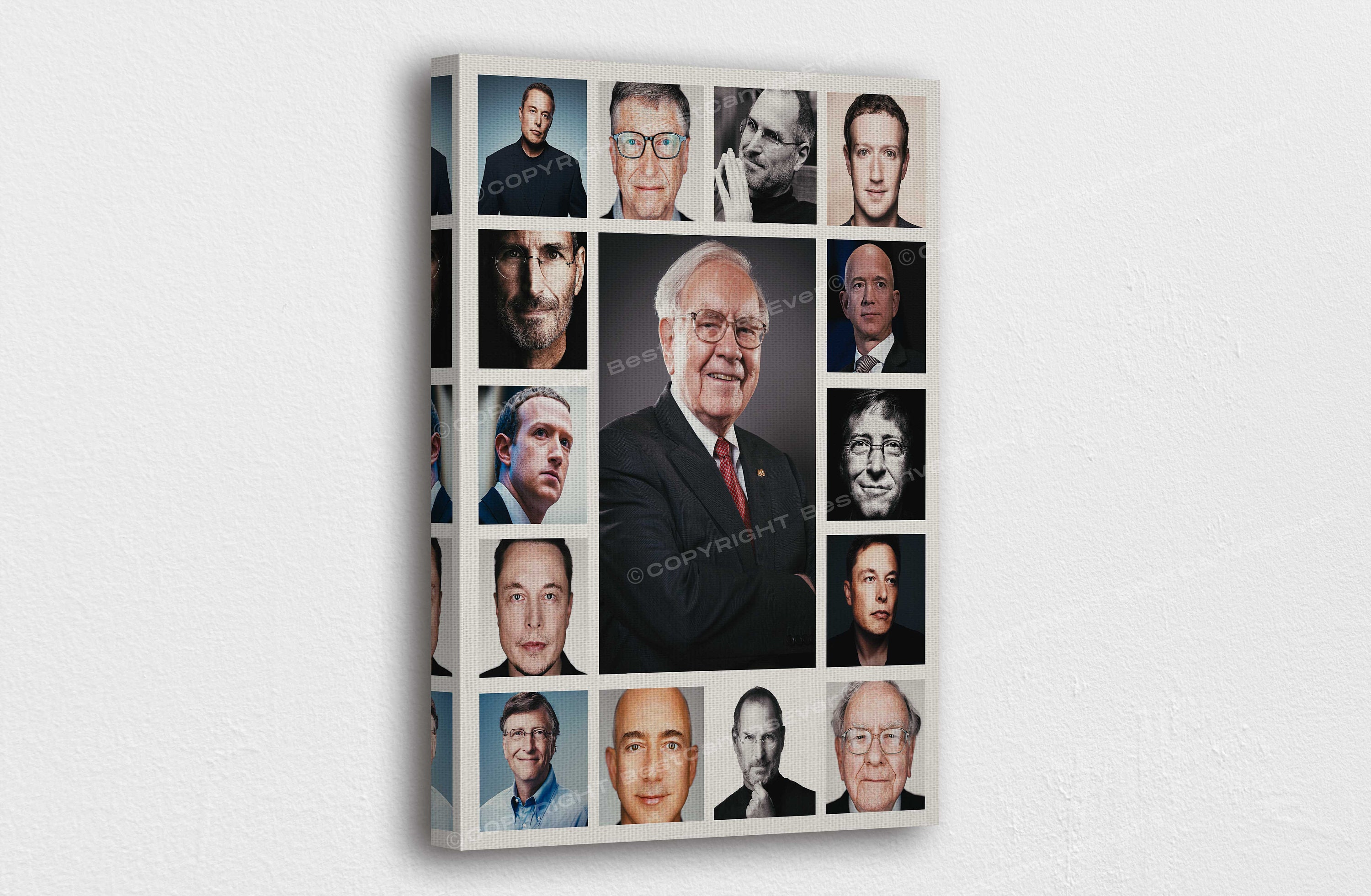 Famous Entrepreneurs Collage