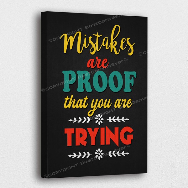 Mistakes Are Proof - Etsy