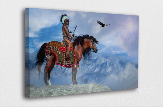 Native American Indian Horse Wallpaper
