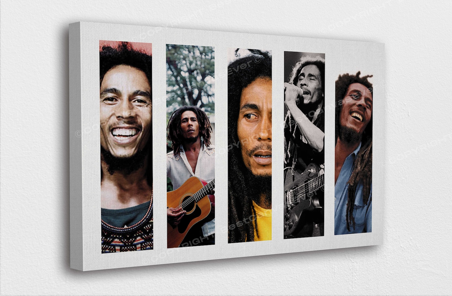 Bob Marley Art Canvas Bob Marley Collage Art Canvas Poster - Etsy UK