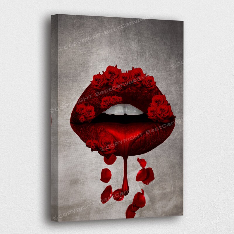Lips Art - Etsy
