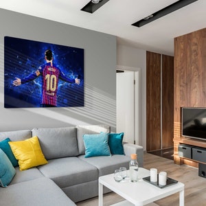 Lionel Messi Art Canvas Art Poster/printed Picture Wall Art Decoration ...