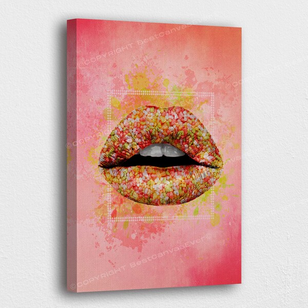 Lips Poster - Etsy