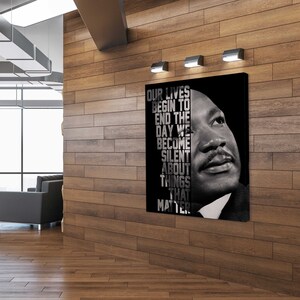 Martin Luther King Art Canvas-inspirational Quotes Art Poster/printed ...
