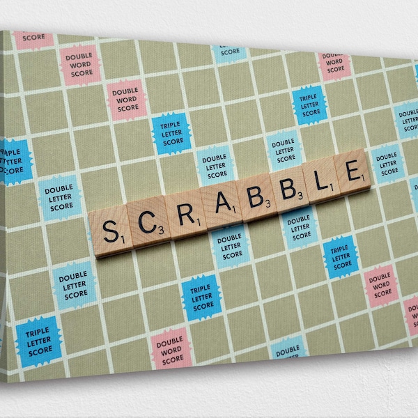 Scrabble Board Game - Etsy