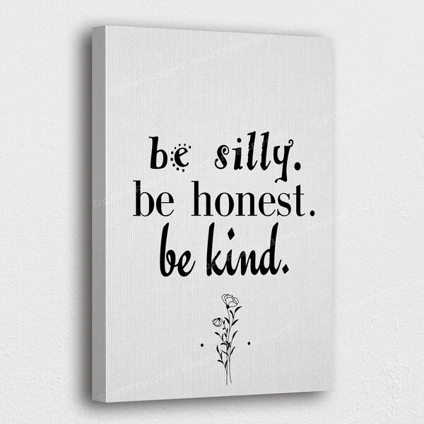 Be Silly Be Honest - Etsy