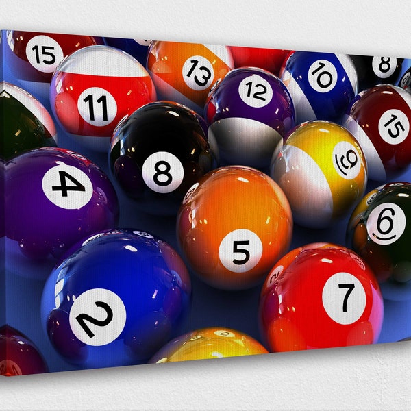 Billiard Poster - Etsy