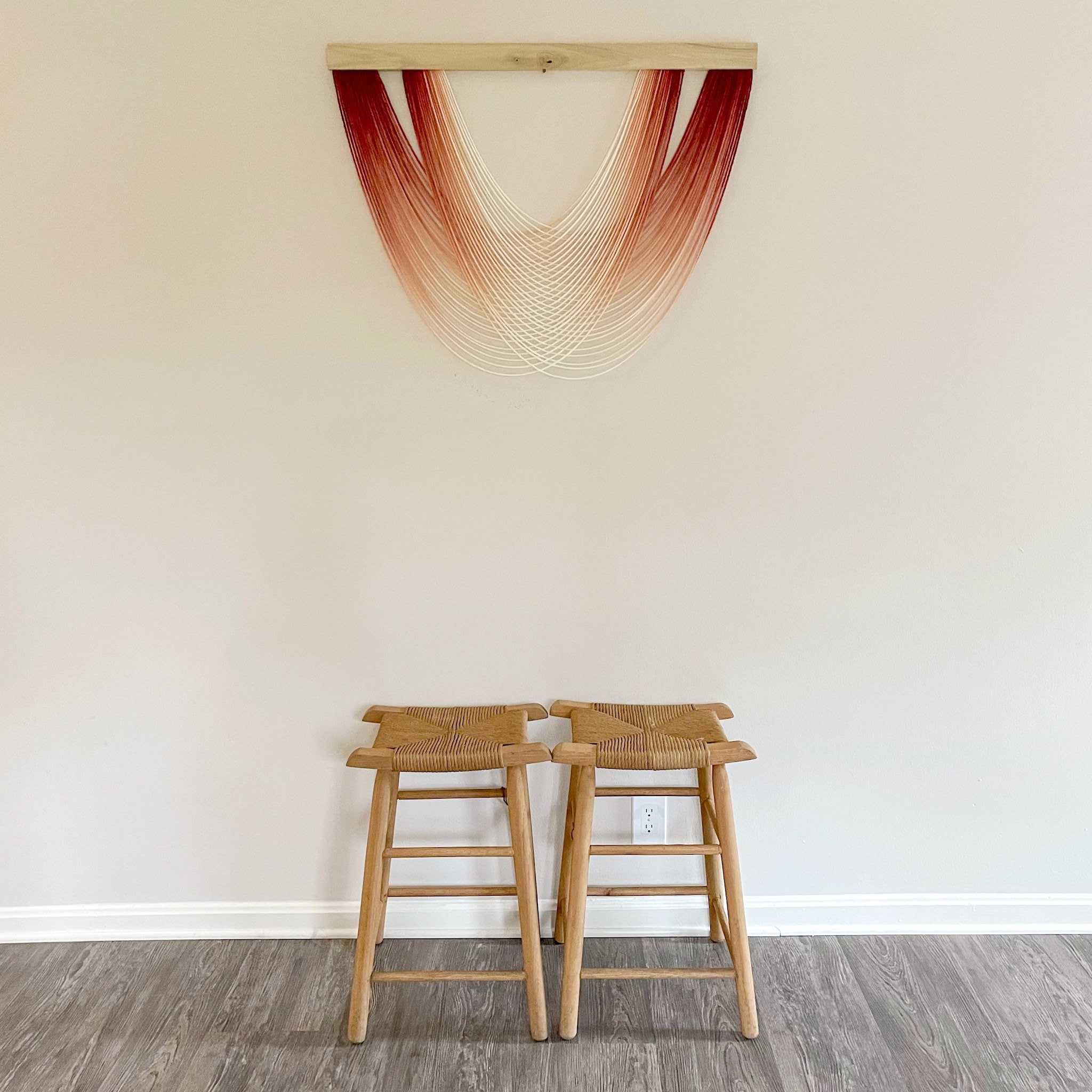 Isla in Sunset Rose - Wall Art - Large Yarn Wall Hanging/tapestry - Etsy