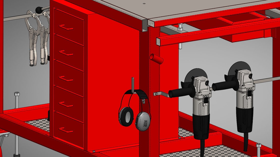 Welding Table Plans Bonus 3D Model standard & Metric DIY | Etsy