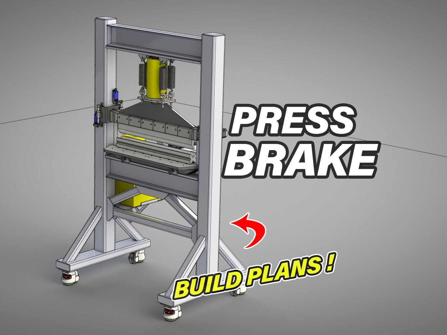DIY Shop Hydraulic Press Brake Digital Build Plans - Etsy Canada