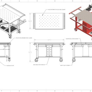 Welding Table Plans + Bonus 3D Model [standard & Metric] | DIY ...