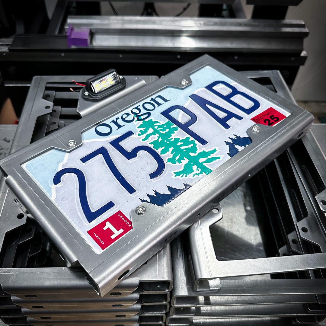 License Plate Frame Holder for Utility Trailers and Flatbeds - Etsy