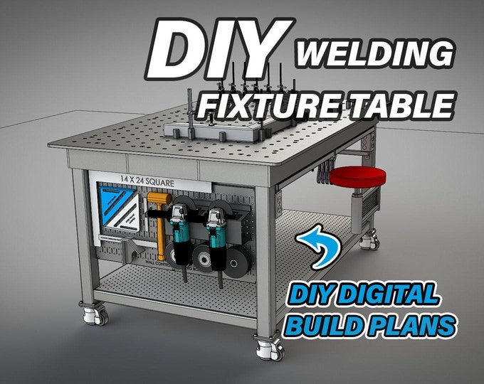 DIY Plasma Table Plans [standard] 24" X 36 " Work Area + CAD Model ...
