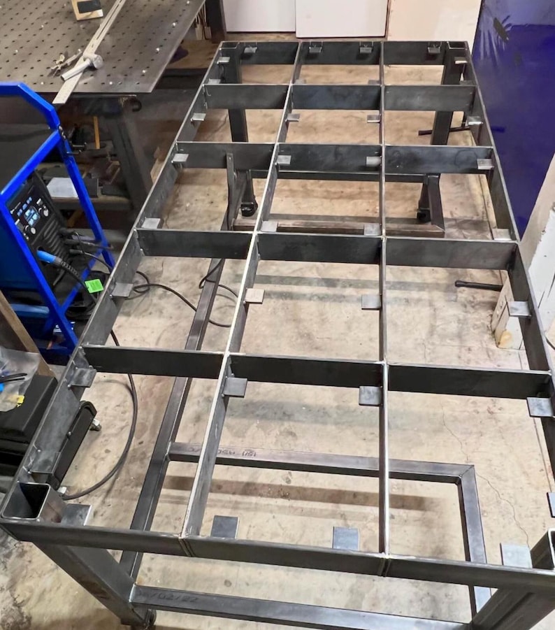 48" X 96" Welding Fixture Table [standard UNITS] - Digital Build Plans ...