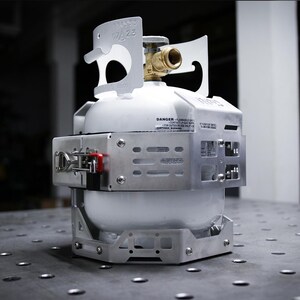 5 Lb Propane Tank Cylinder Mount, Cradle for Camping, Overlanding, off ...