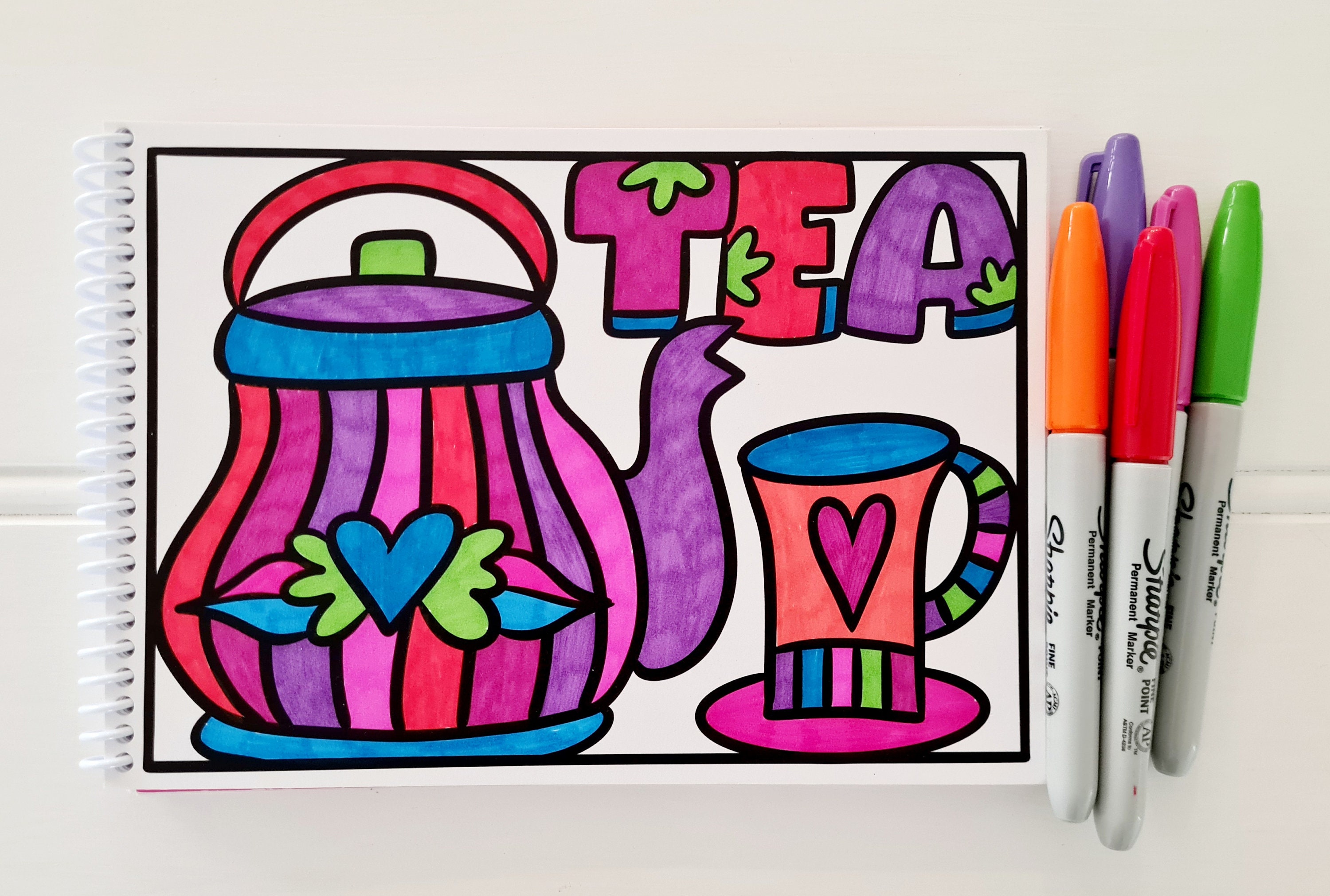 Colour Me in 3 Colouring Book - Etsy