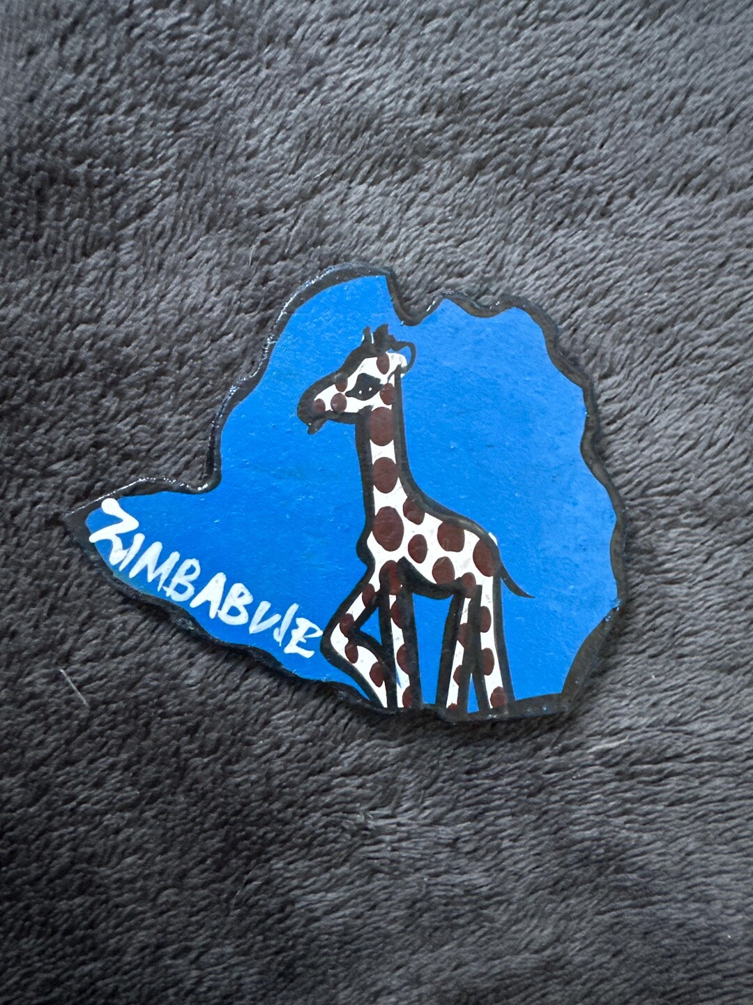 Zimbabwean Map Fridge Magnet - Etsy