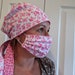 Reversible Scrub Hat and Matching Mask Set- FREE Shipping!!! Reusable ...