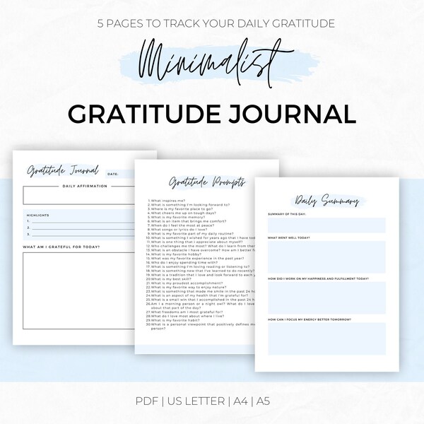 Gratitude Journal - Etsy