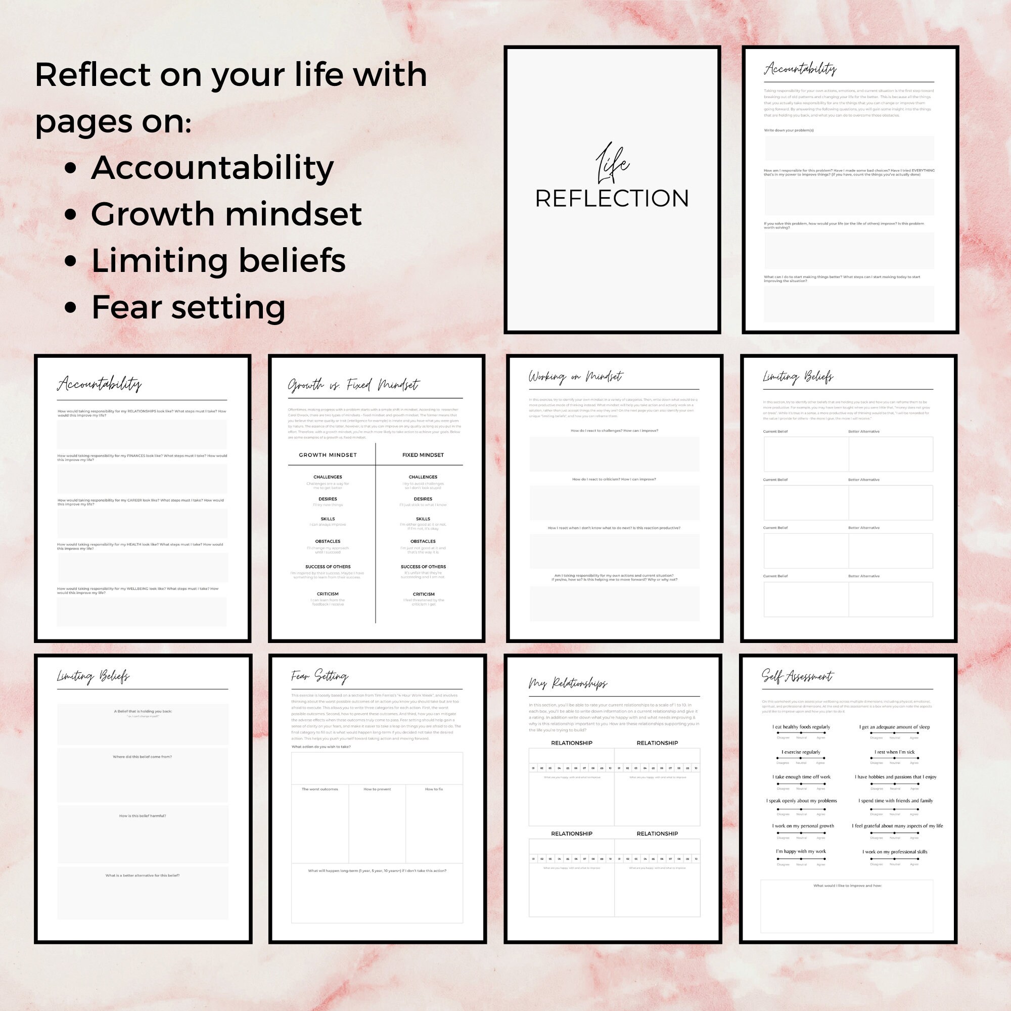 Manifestation Journal Wellness Journal Meditation Journal - Etsy UK