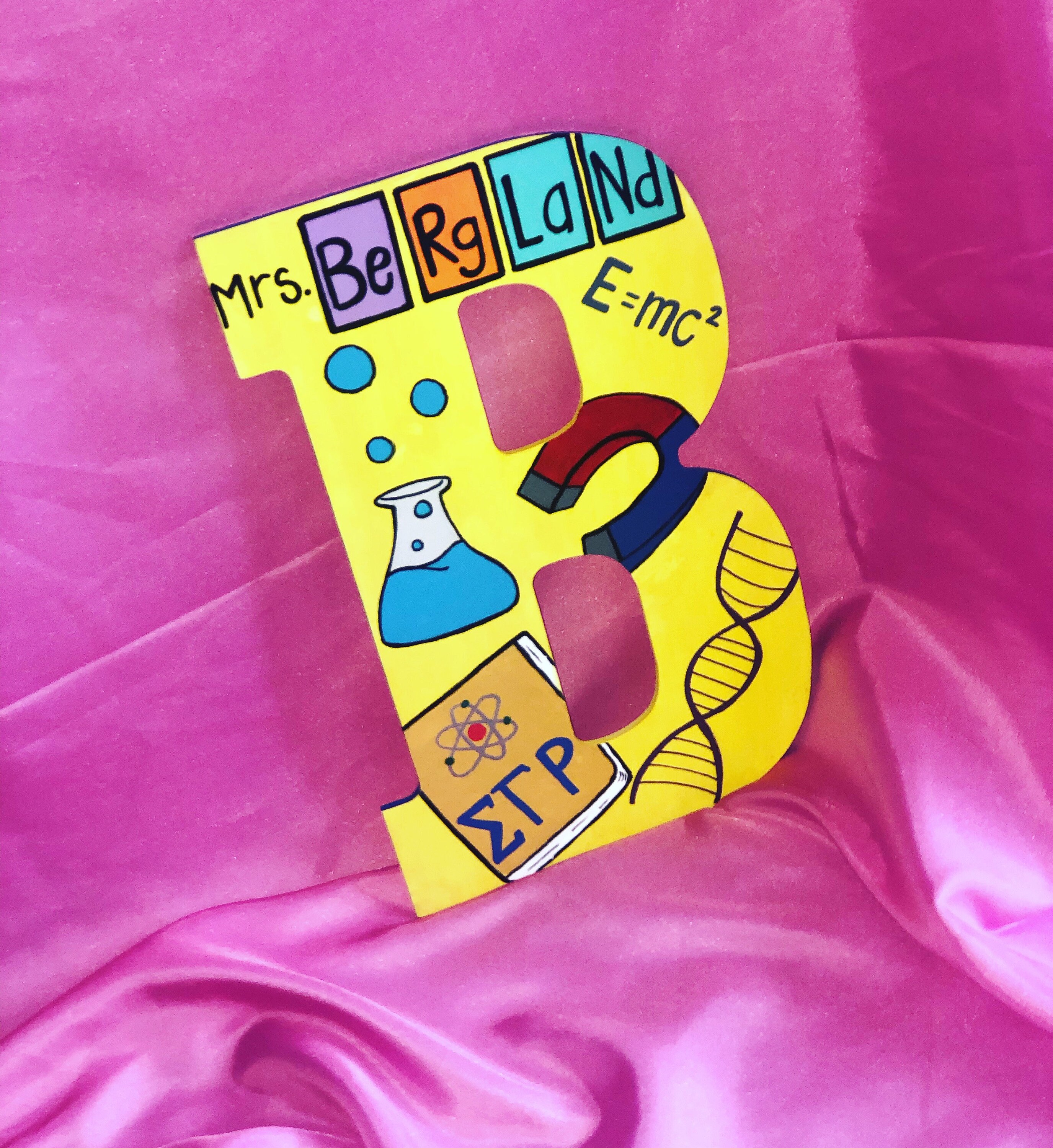 Customized Math/science Teacher Letter - Etsy