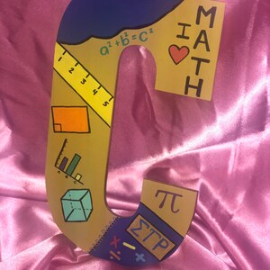 Customized Math/science Teacher Letter - Etsy