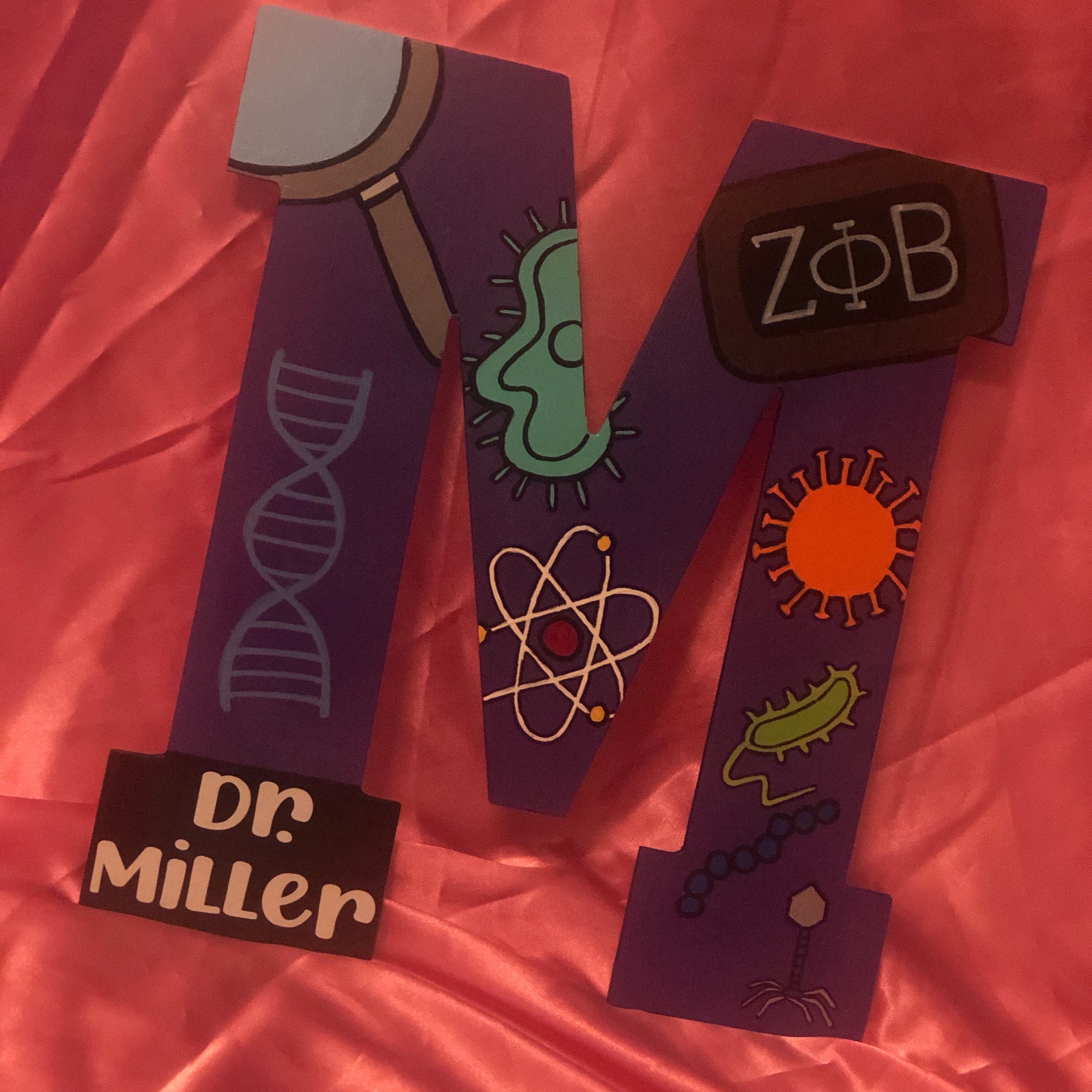 Customized Math/science Teacher Letter - Etsy