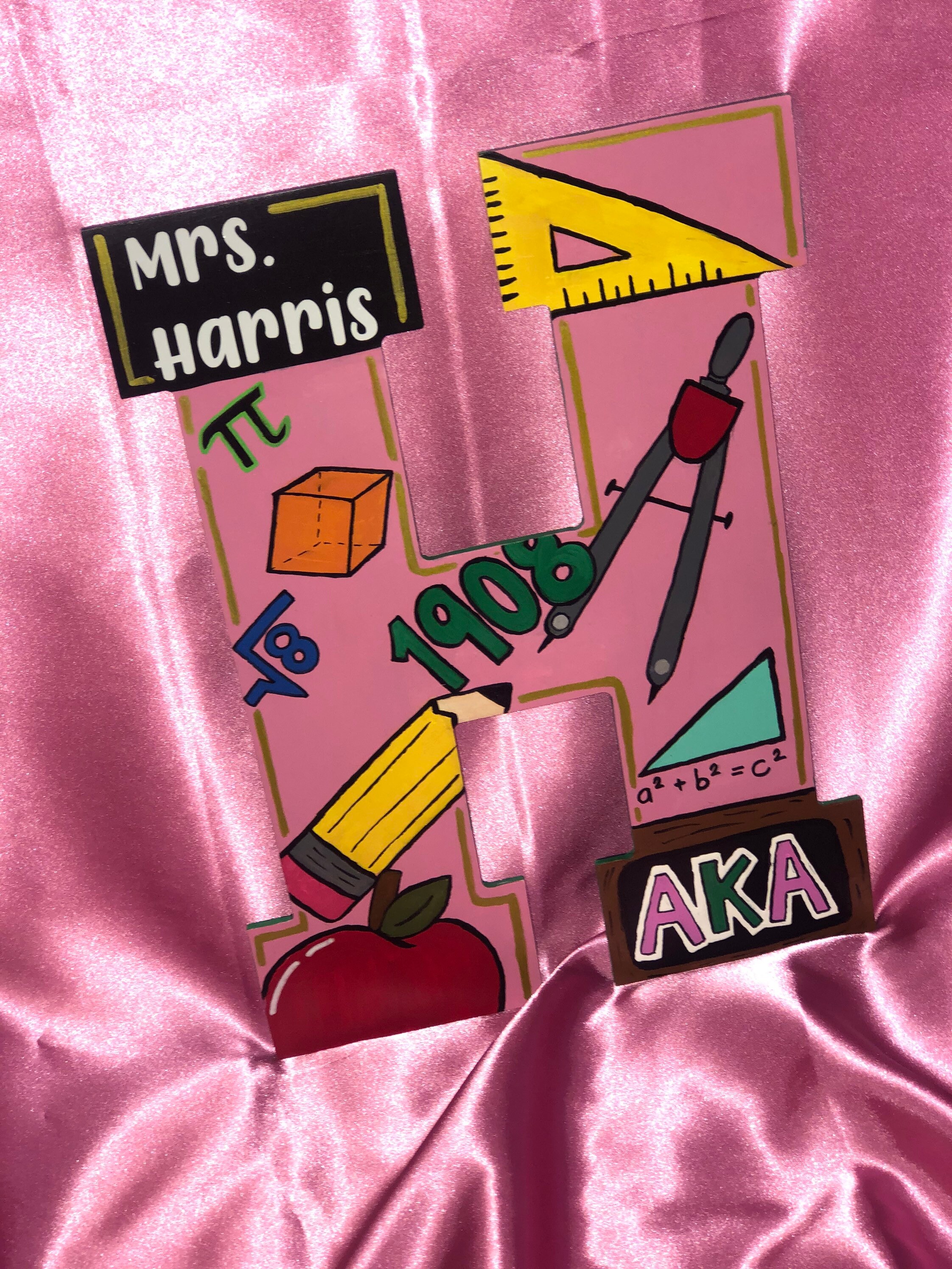 Customized Math/science Teacher Letter - Etsy