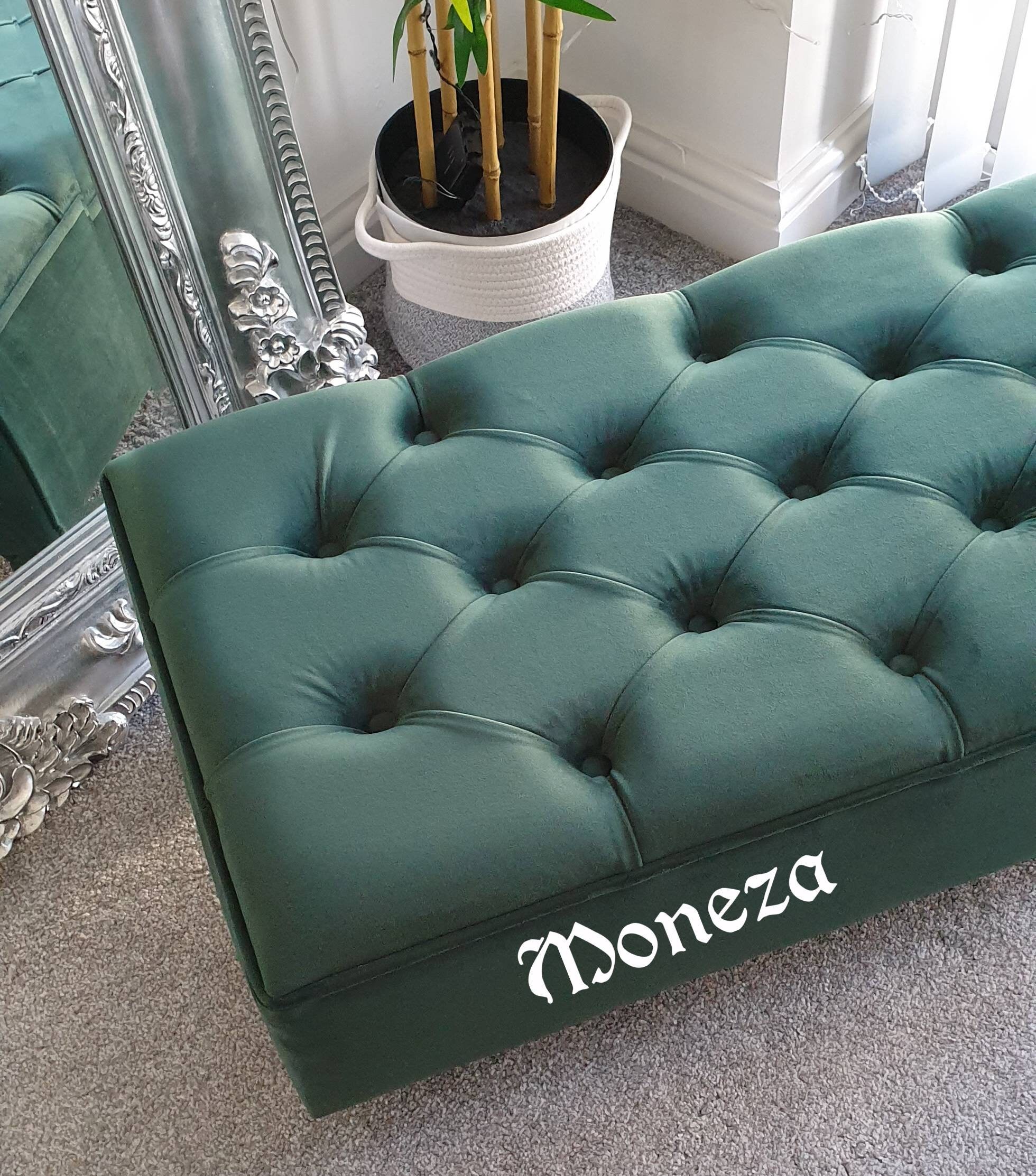Chesterfield Storage Ottoman Bench Footstool Magazine - Etsy UK