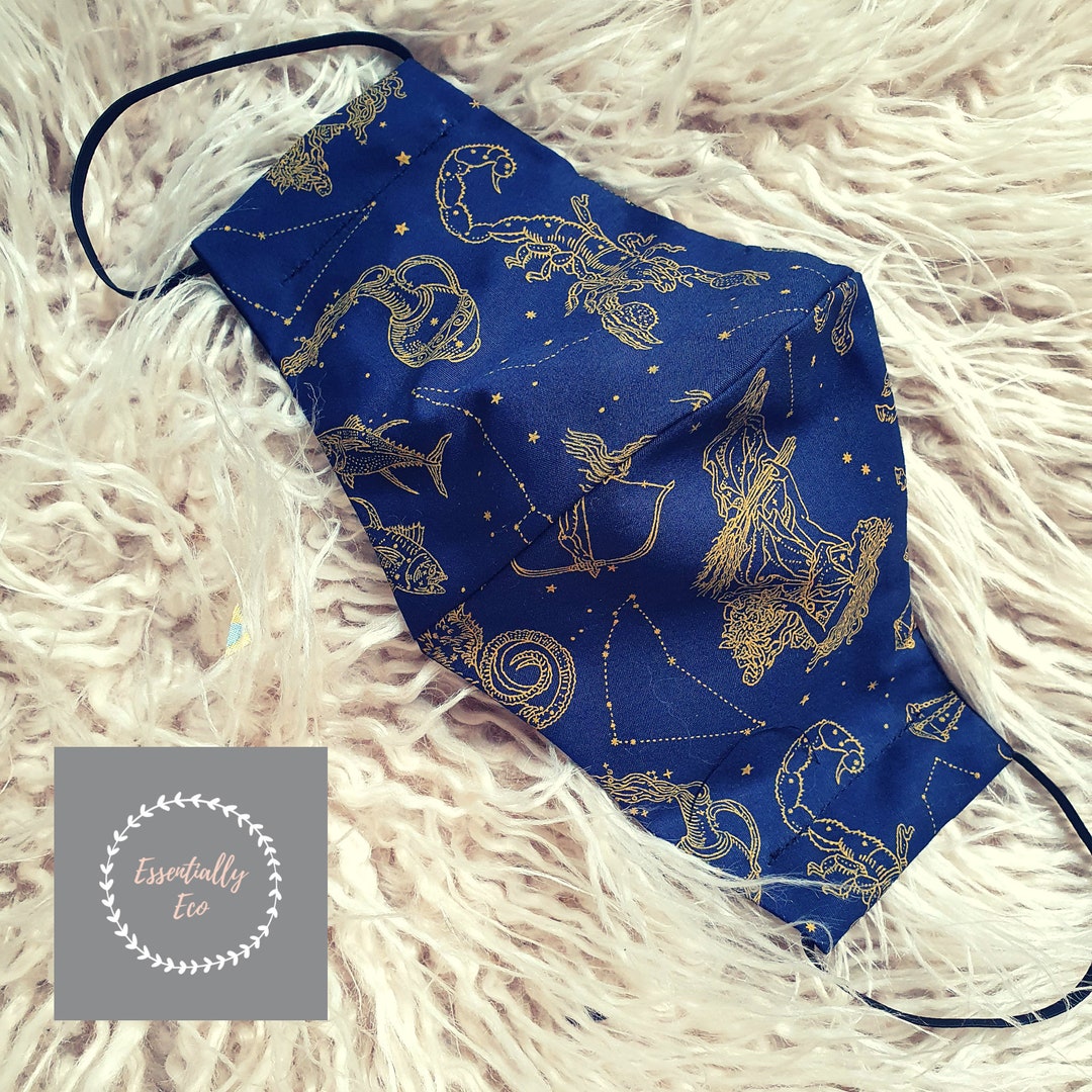 Horoscope Mask. Reusable and Washable. Triple Layer. Snug Fit - Etsy UK