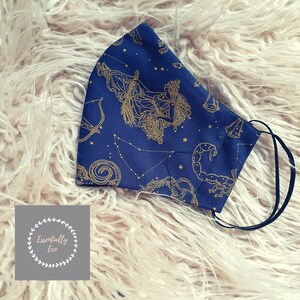 Horoscope Mask. Reusable and Washable. Triple Layer. Snug Fit - Etsy UK