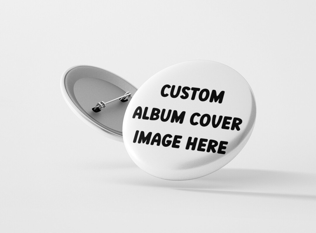 Customised Album Cover Button Badge Personalised Gift - Etsy