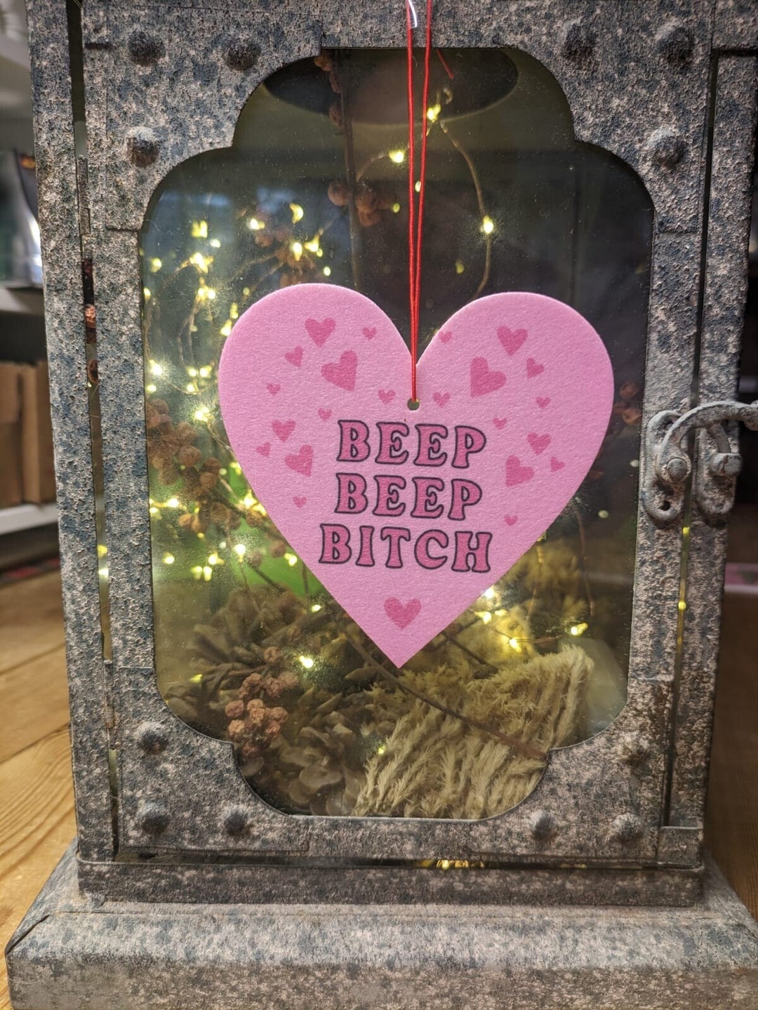 Beep Beep Bitch Car Air Freshener - Gift for Her - Gift for New Driver ...