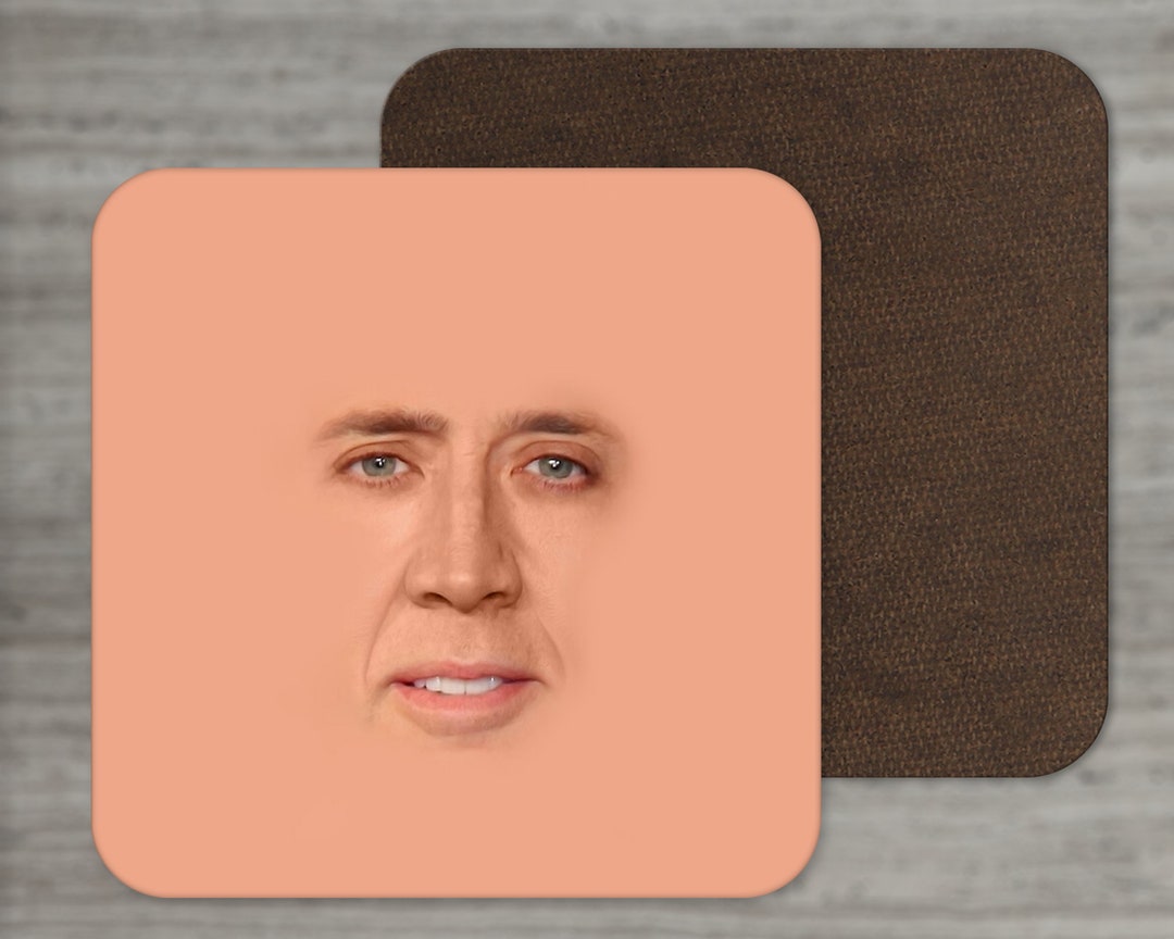 Posavasos de Nicolas Cage, Meme divertido de Nicolas Cage ...