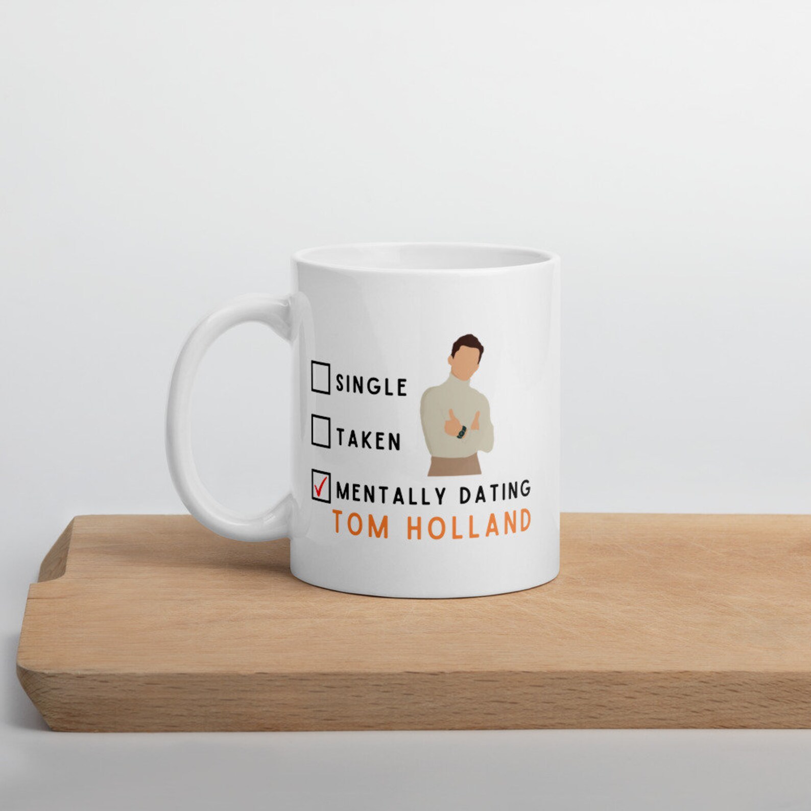 Mentally Dating Tom Holland Mug Inspired Tom Holland fan | Etsy
